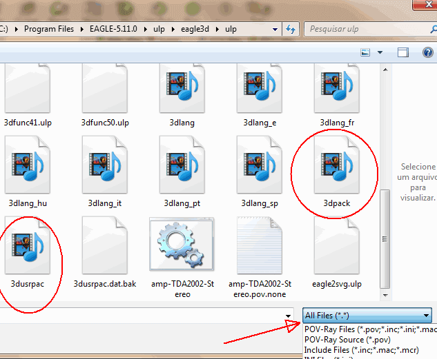 Tutorial instalando e configurando o Eagle3D + Pov-Ray - parte 1 - Toni Eletrônica
