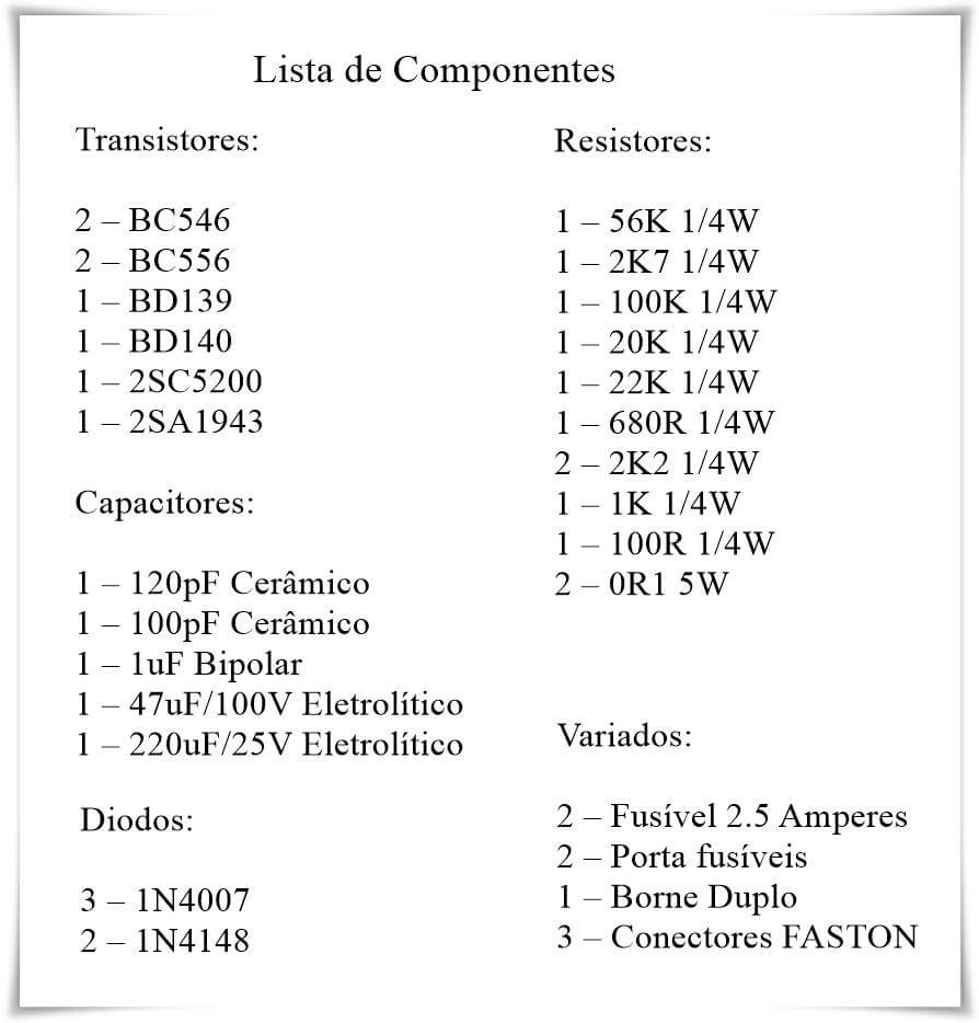 Mini Strong Power Amplifier - 100W RMS - Toni Eletrônica
