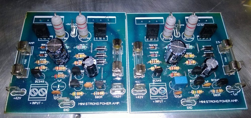 Mini Strong Power Amplifier - 100W RMS - Toni Eletrônica