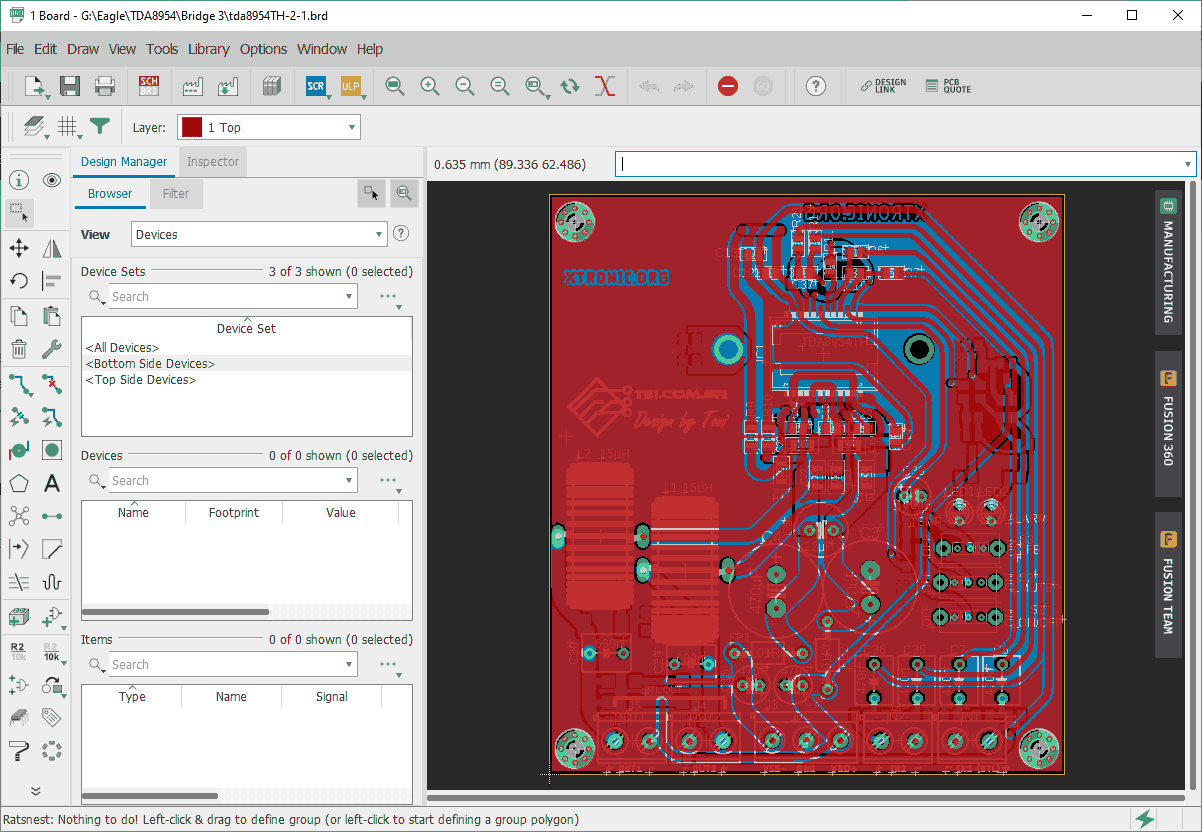 Download Autodesk Eagle PCB 9.6.2 grátis - Toni Eletrônica