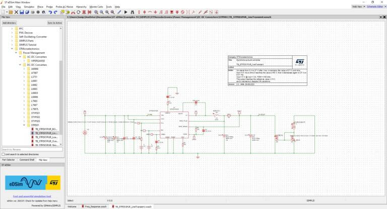 Dowload ST eDSim simulador para SMPS e circuitos analógicos - Toni ...