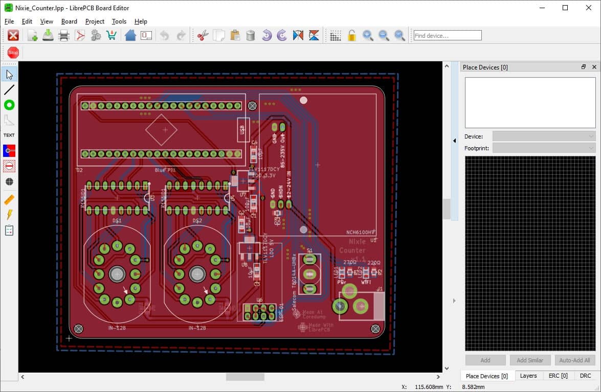 Download LibrePCB esquema e placa de circuito impresso - Toni Eletrônica